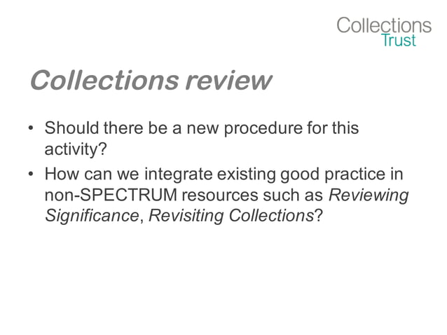 SPECTRUM Standards: Update | PPT