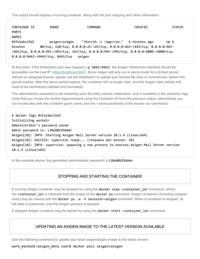 Axigen On Docker Pdf 
