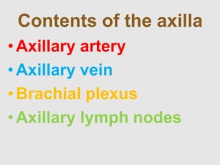 Axilla | PPT