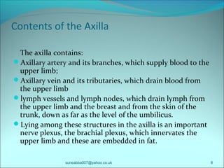 Axilla and brachial plexus abba | PPT