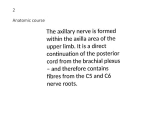 axillary 3.axillary nerve , axillary nerve | PPTX