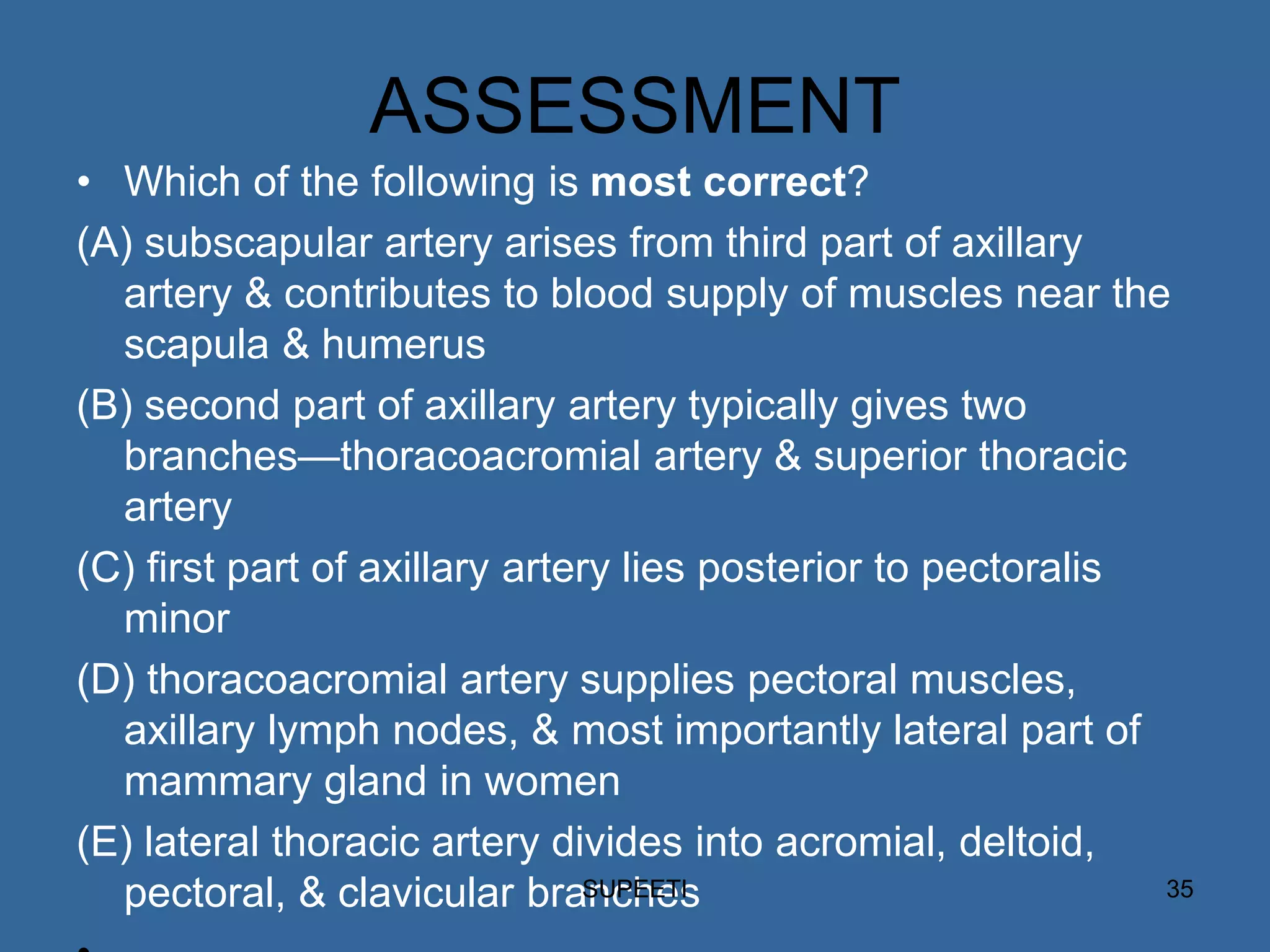 AXILLARY ARTERY.ppt