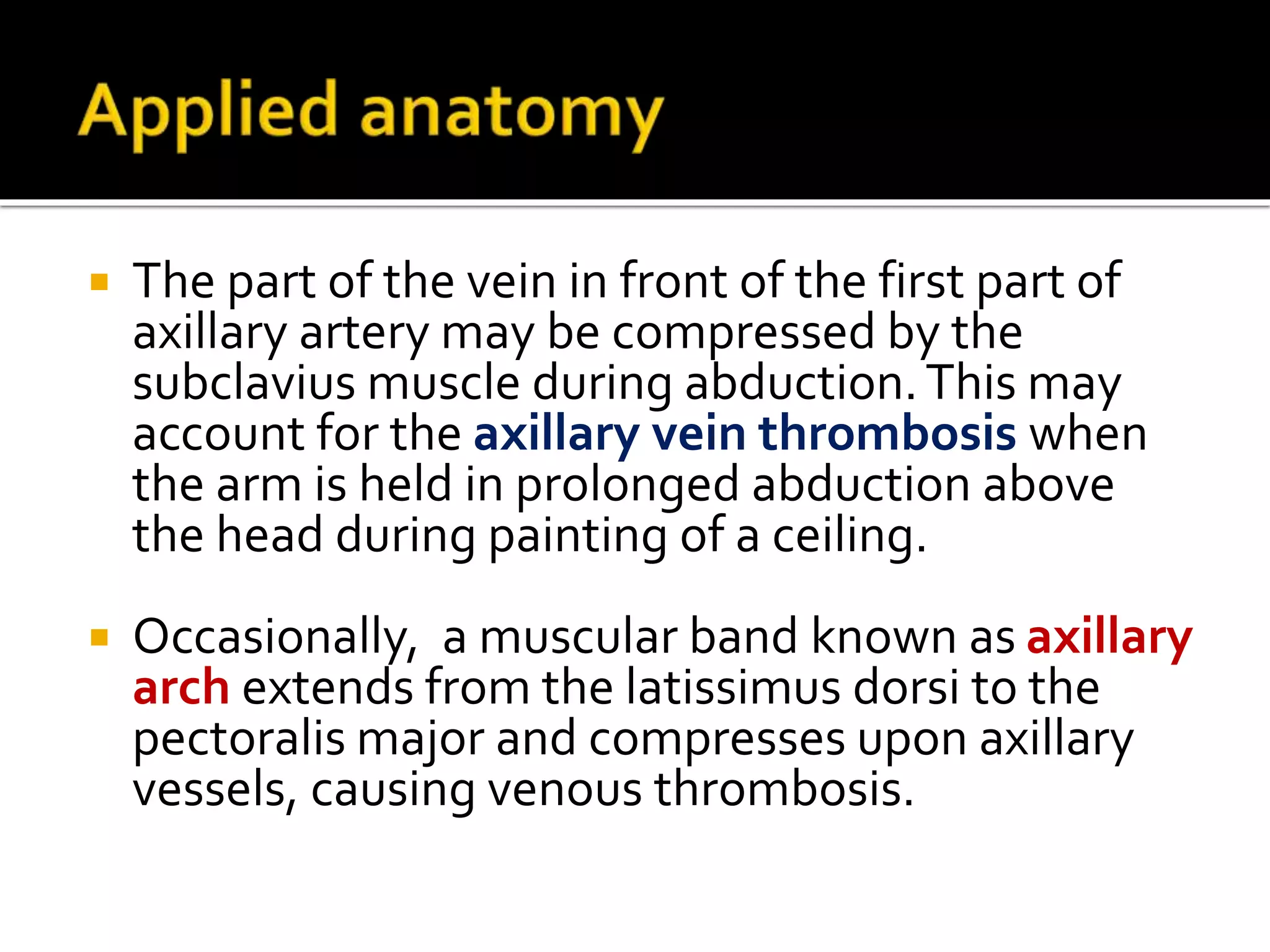 Axillary artery & Axillary vein ppt.pptx