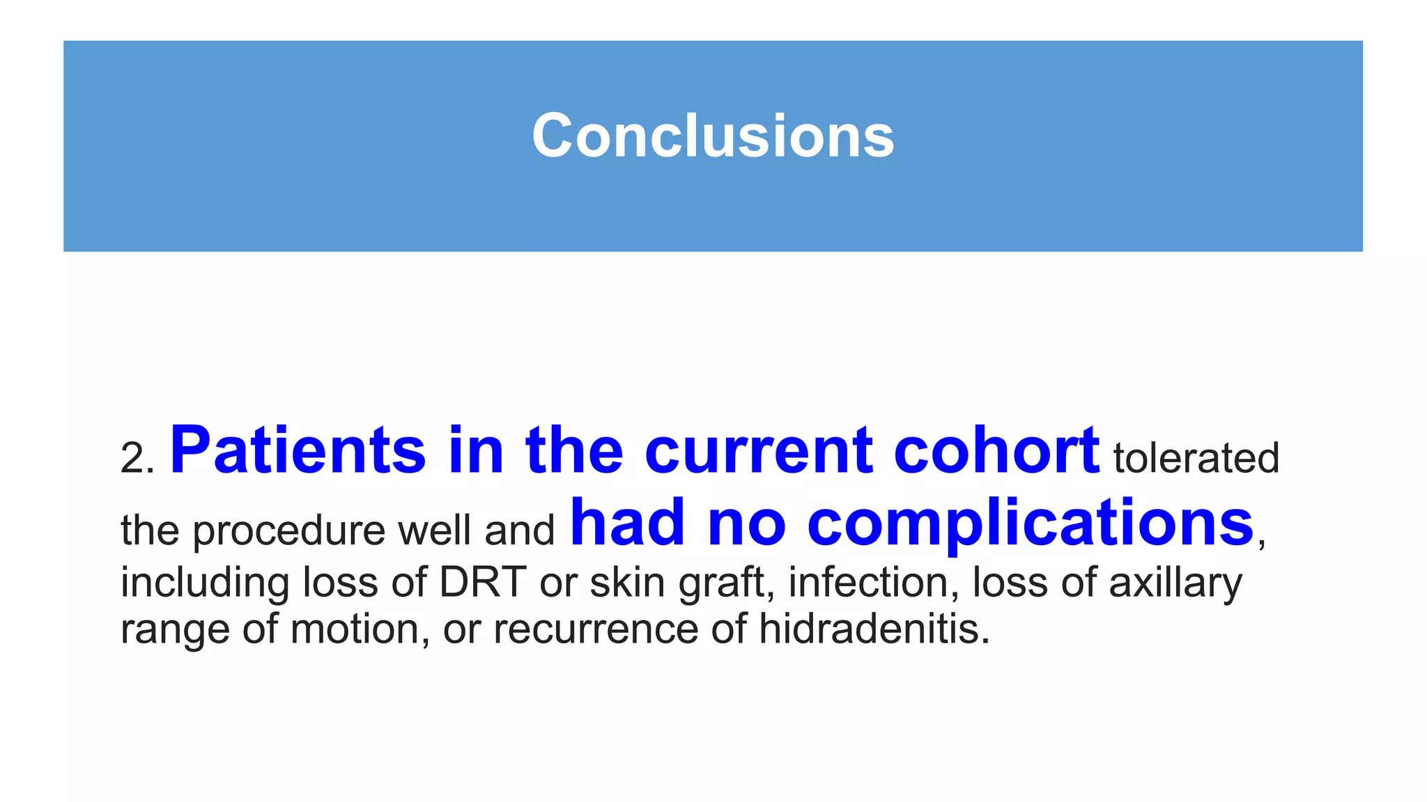 Axillary Hidradenitis Reconstruction Using a Dermal Regeneration ...
