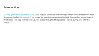 Axillary Lymph Node Dissection_ What to Expect Before, During, and ...