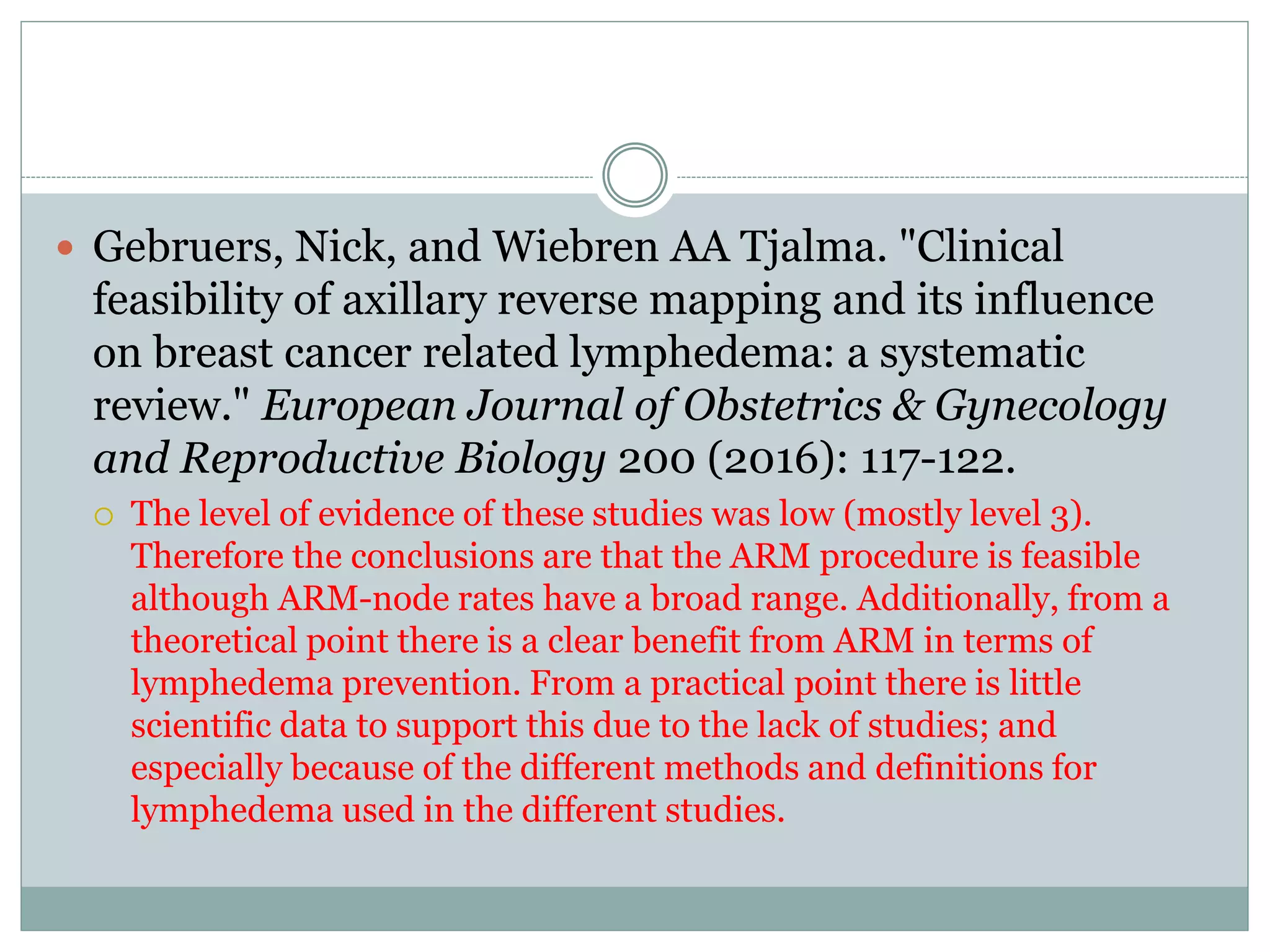 Axillary reverse mapping | PPTX