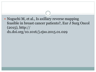 Axillary reverse mapping | PPTX