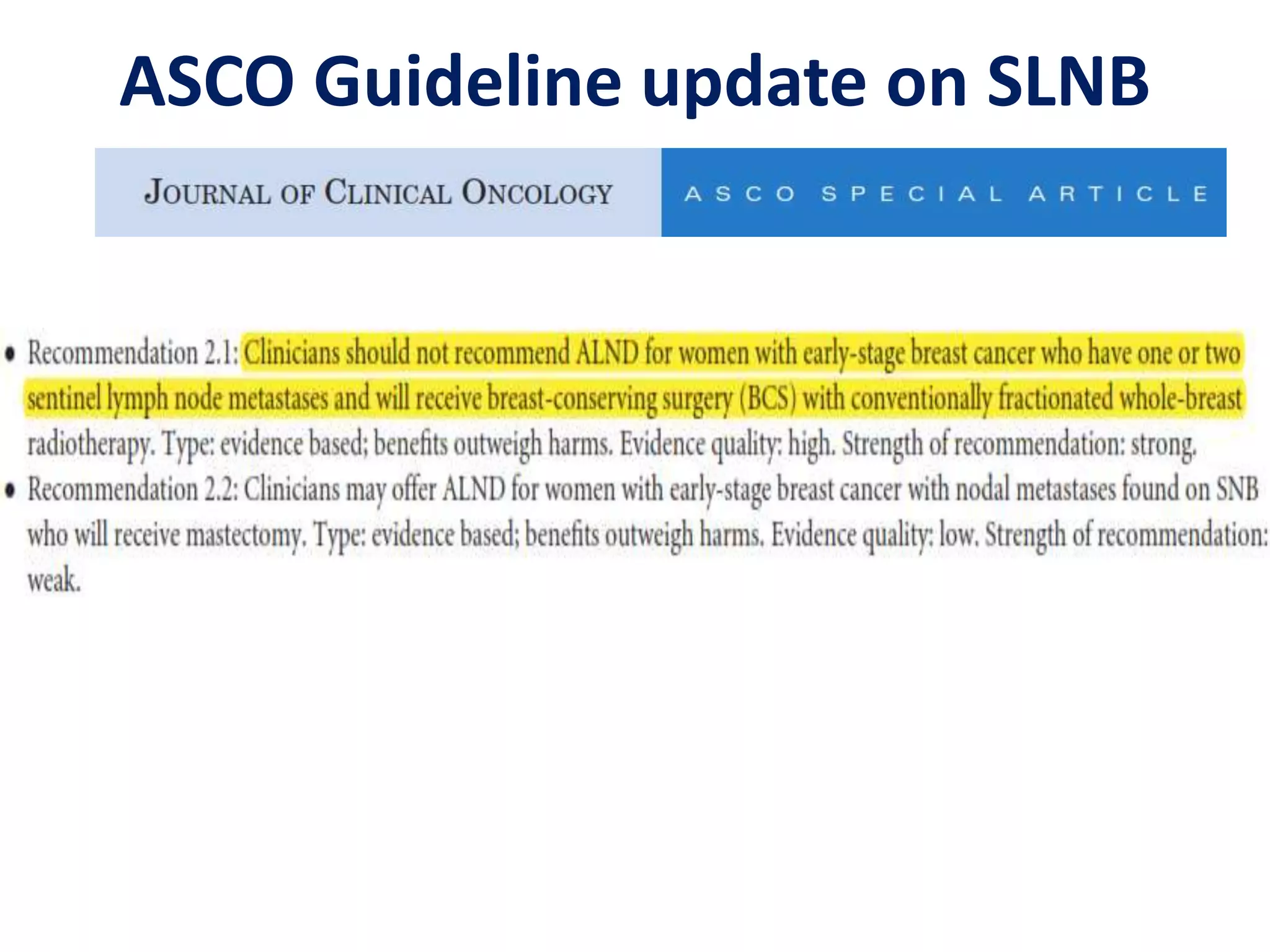 Axillary radiotherapy versus axillary surgery in breast cancer | PPTX