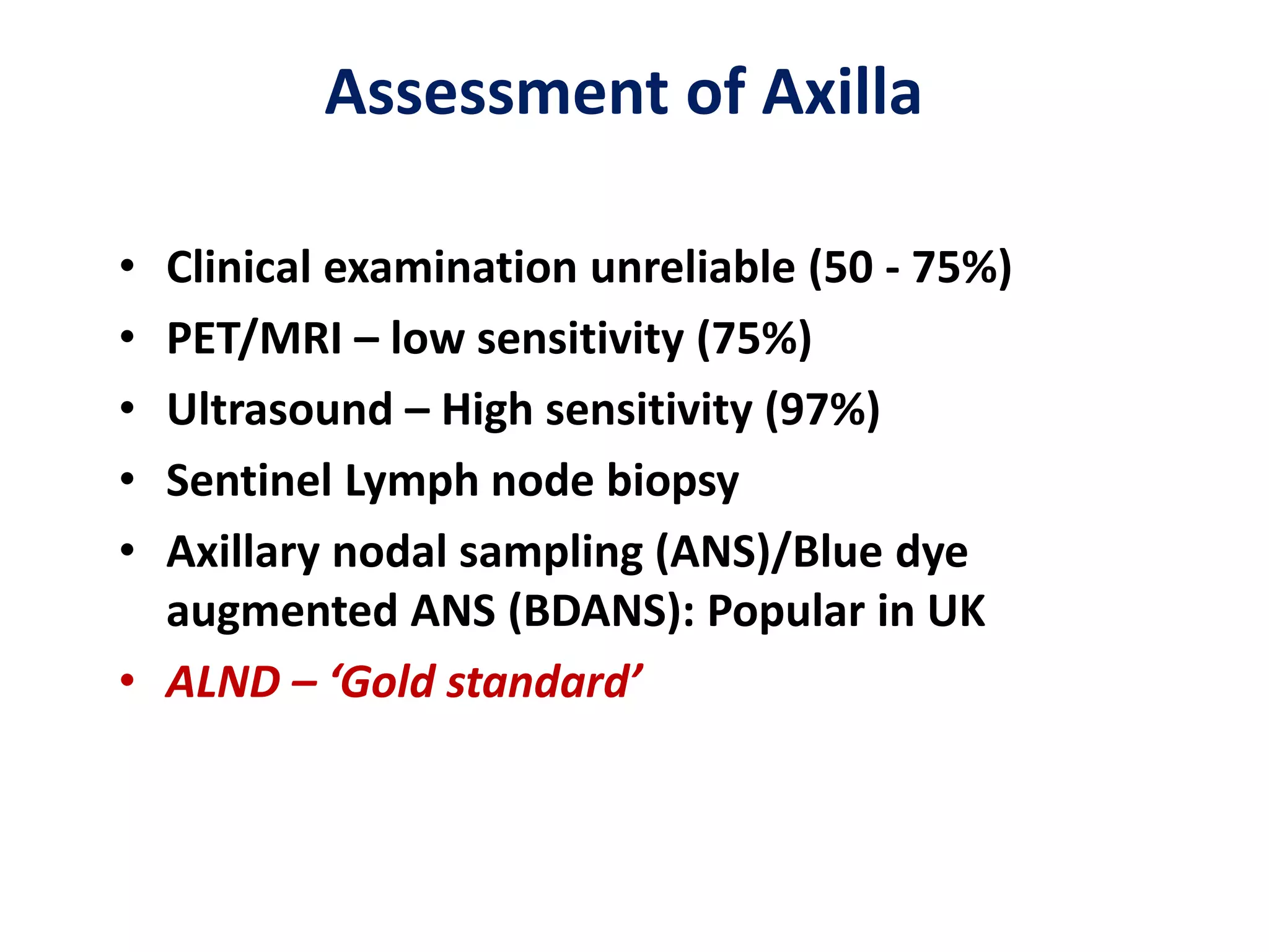 Axillary radiotherapy versus axillary surgery in breast cancer | PPTX