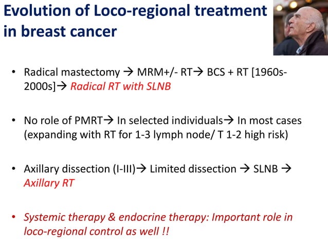 Axillary radiotherapy versus axillary surgery in breast cancer | PPTX ...
