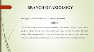 AXIOLOGY AND EDUCATION.pptx