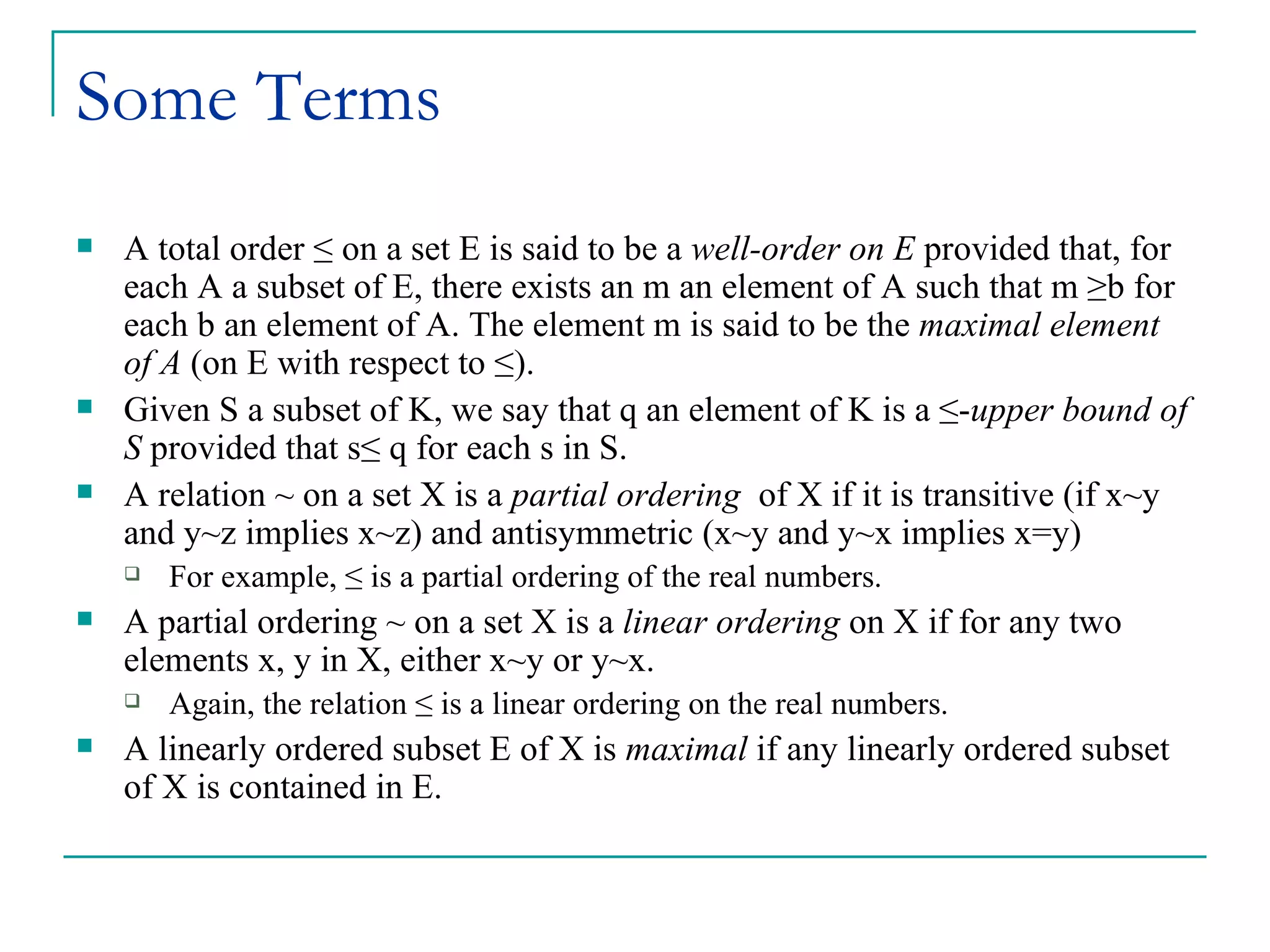 Axiom of Choice | PPT