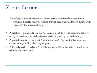 Axiom of Choice | PPT