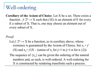 Axiom of Choice | PPT