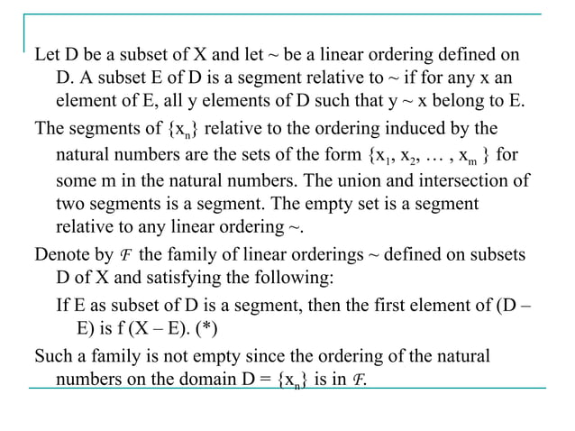 Axiom of Choice | PPT | Physics | Science