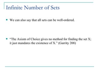 Axiom of Choice | PPT