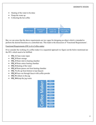 Axiomatic design-pdf | PDF