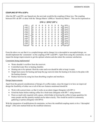 Axiomatic design-pdf | PDF