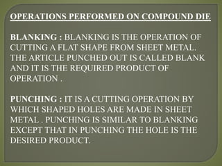 Axiomatic design of compound die 45 | PPT