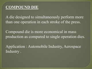 Axiomatic design of compound die 45 | PPT