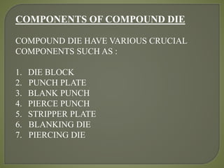 Axiomatic design of compound die 45 | PPT