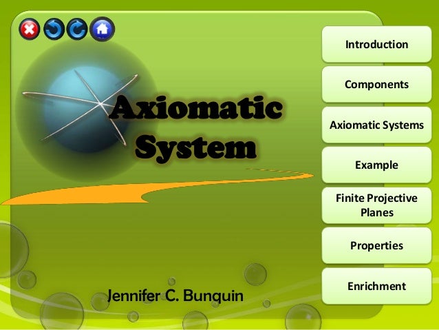 Axiomatic system2