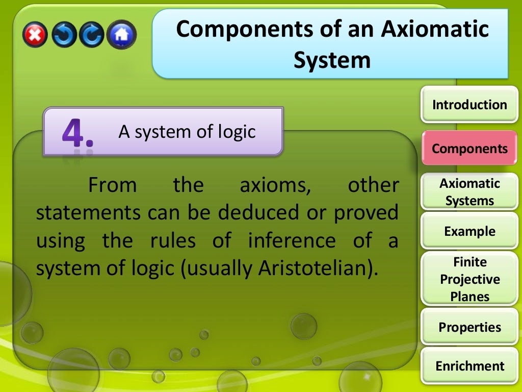 Axiomatic system2