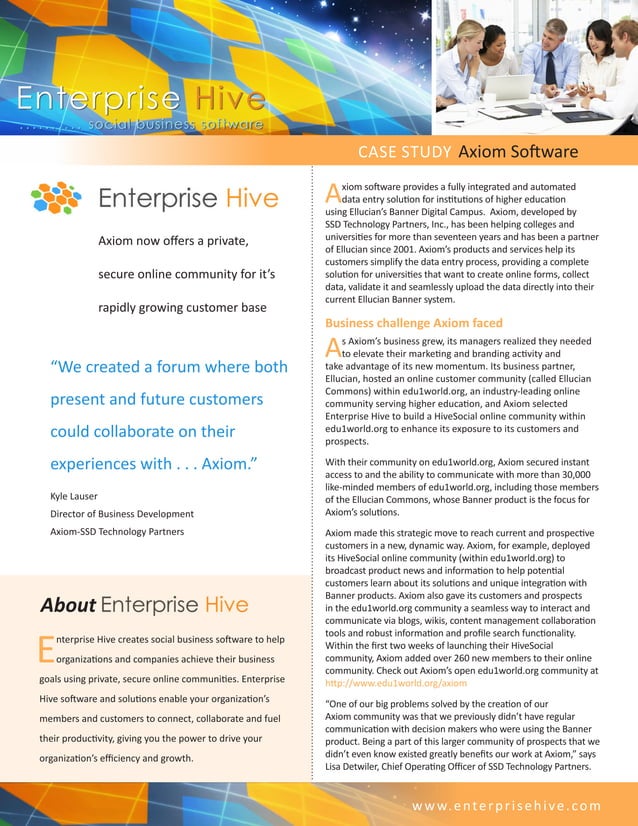 Axiom case study | PDF