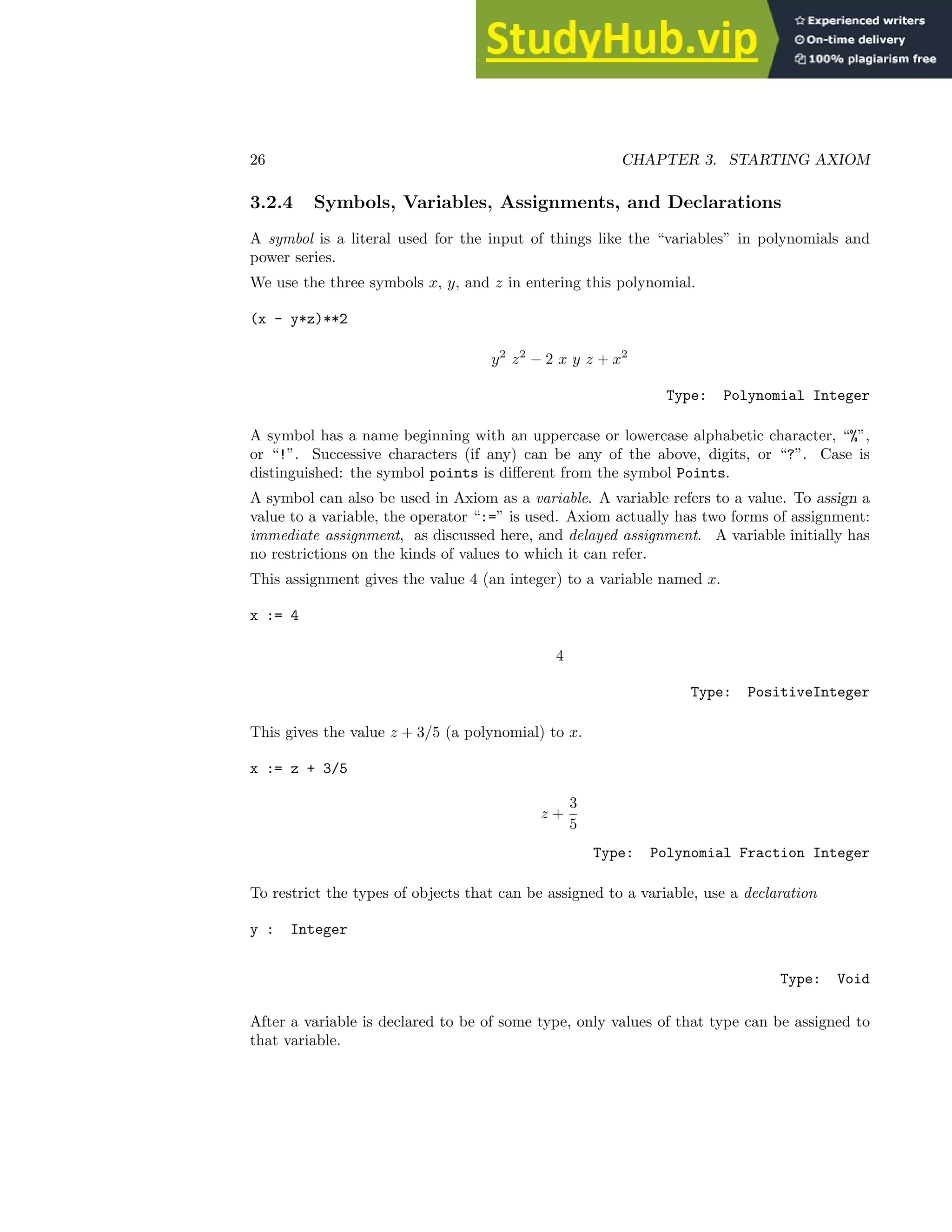 Axiom Computer Algebra System Tutorial.pdf | Programming Languages ...