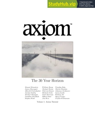 Axiom Computer Algebra System Tutorial.pdf