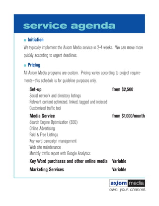 Axiom Media Service | PDF