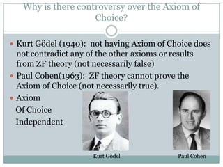 Axiom of choice presentation | PPTX