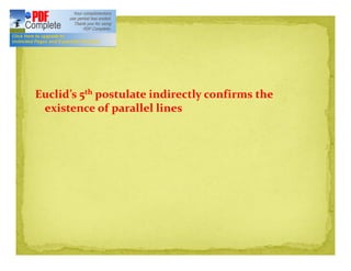 Axioms and postulates (Euclidean geometry) | PDF