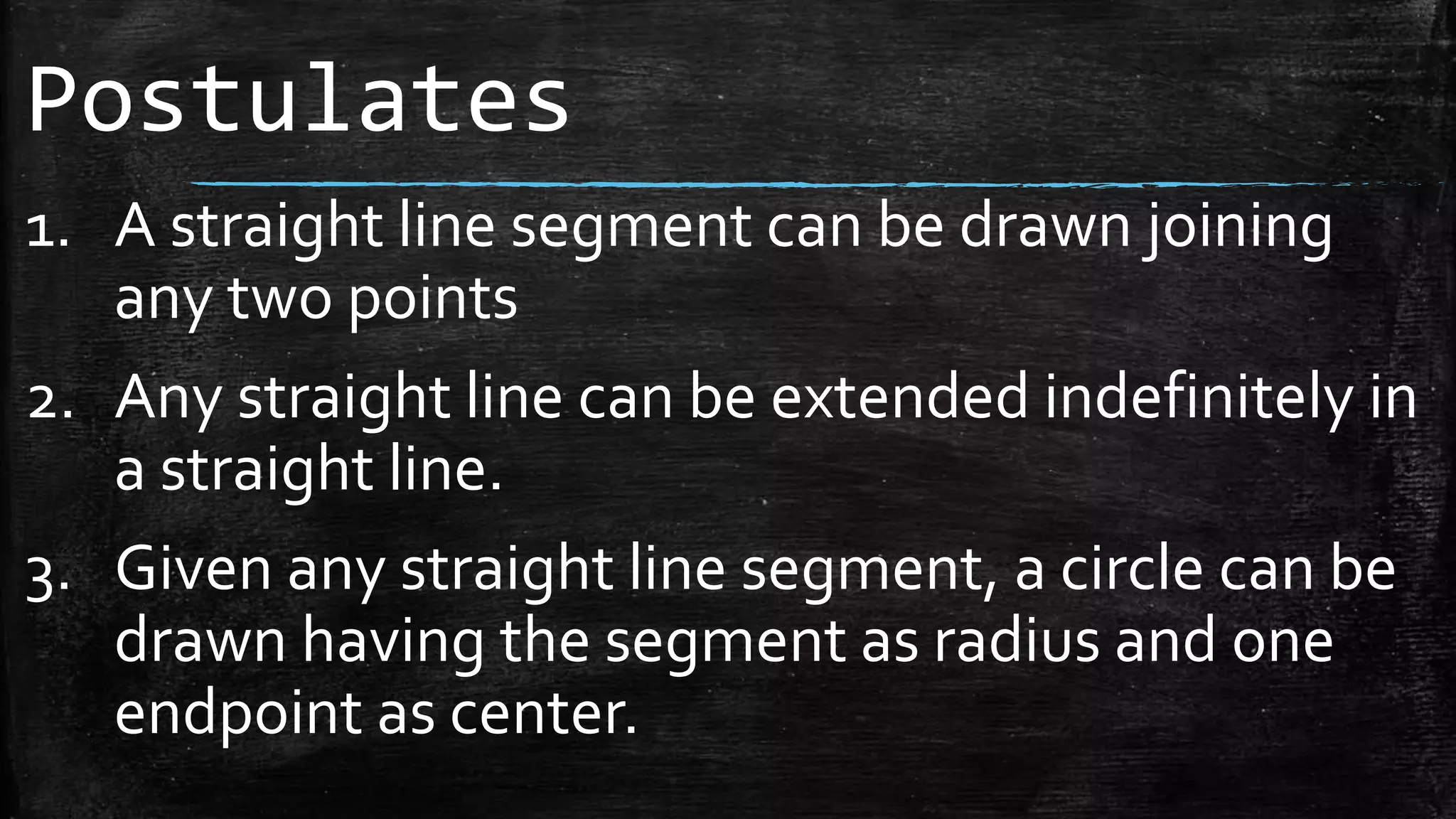 Axioms And Postulates Pptx