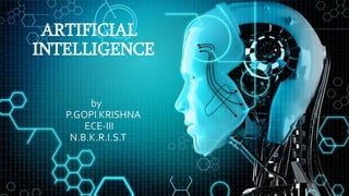 ARTIFICIAL INTELLIGENCE | PPT