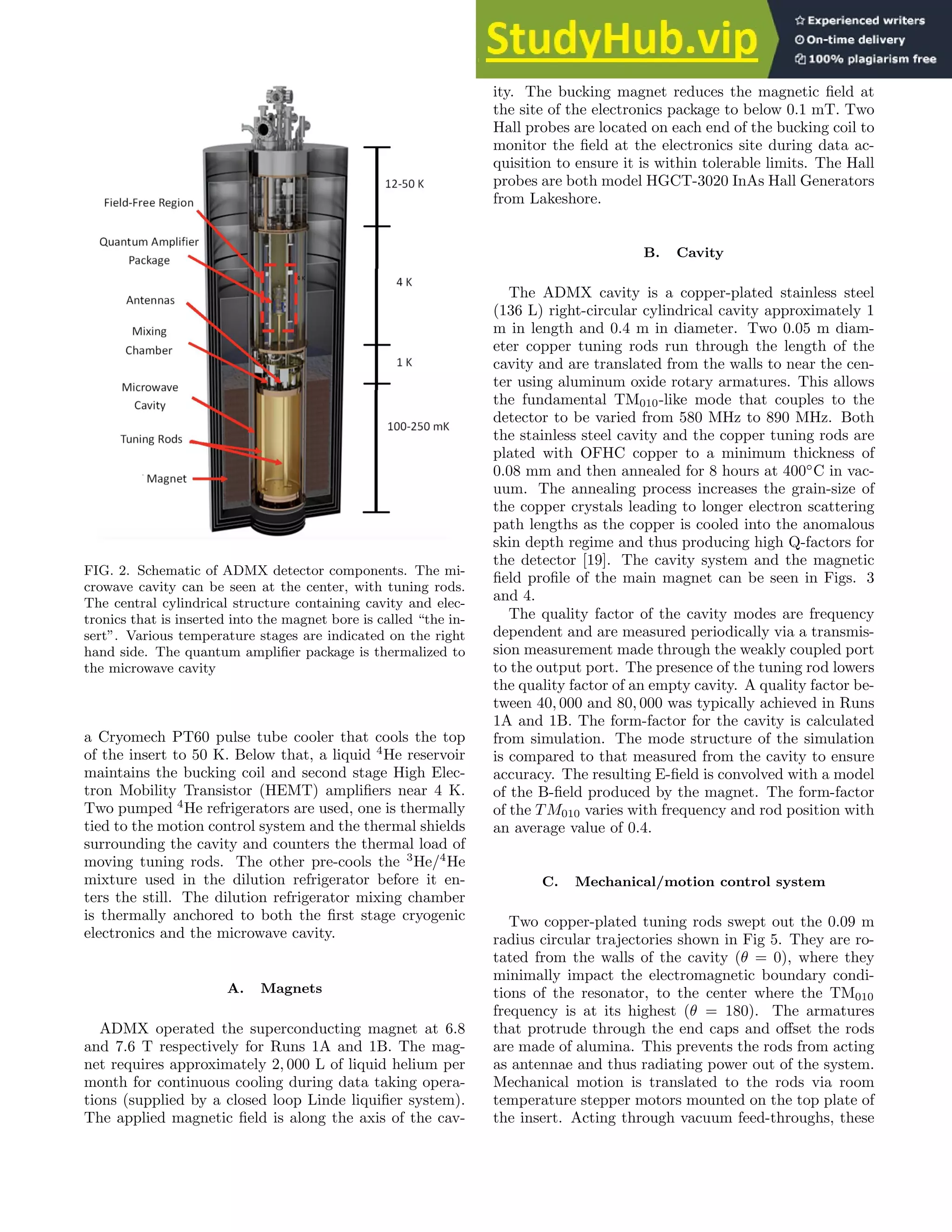 Axion Dark Matter Experiment Detailed Design Nbsp And Operations | PDF