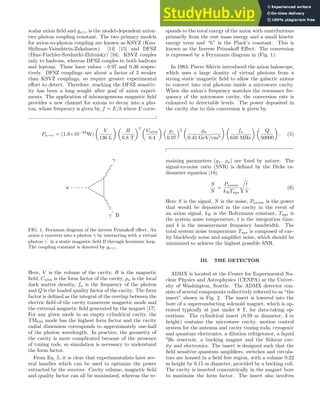 Axion Dark Matter Experiment Detailed Design Nbsp And Operations | PDF