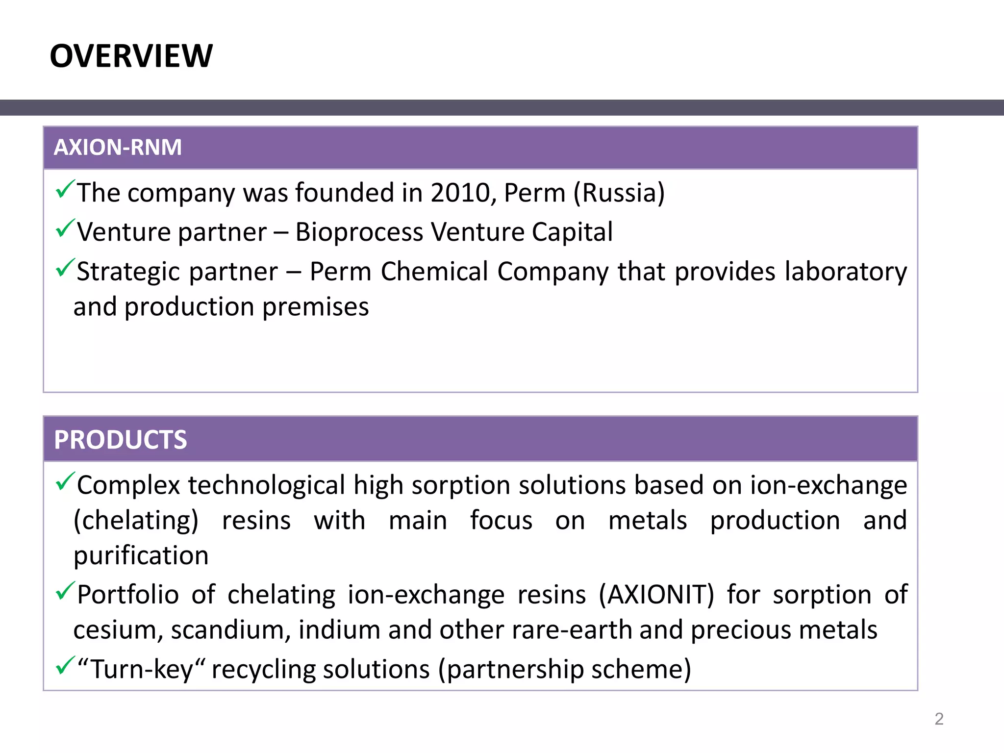 AXIONIT Selective ion exchange resins | PDF