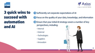 Axios Systems Webinar: 10 quick wins to transform your IT Service Desk ...