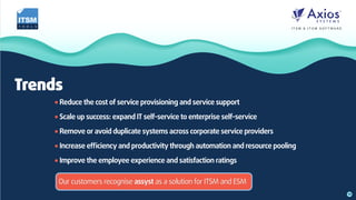 Axios Systems Webinar: Position Your Organization for Enterprise ...