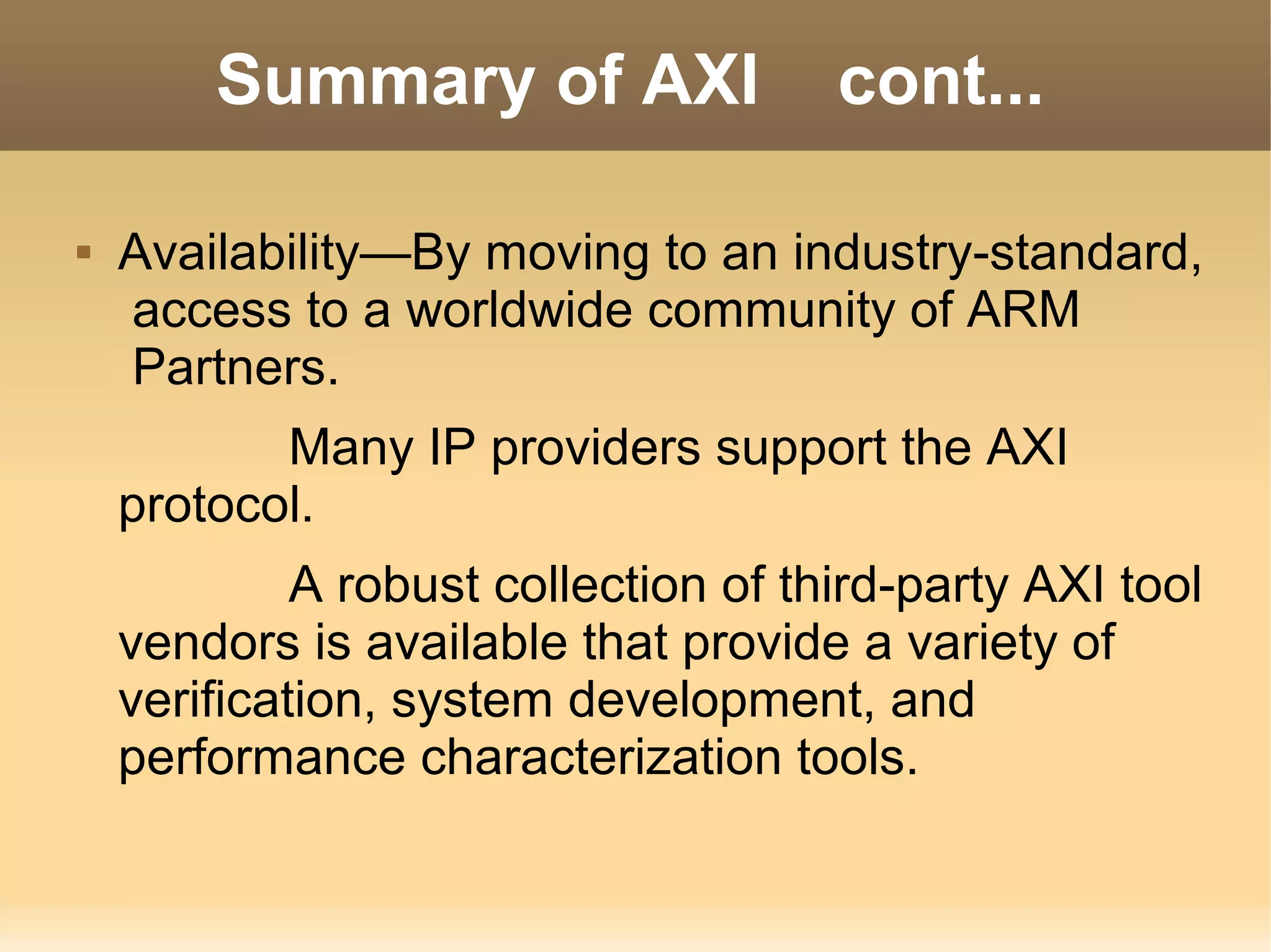 Axi protocol | PPT