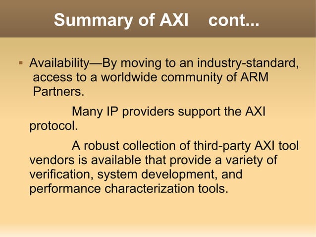 Axi protocol | PPT