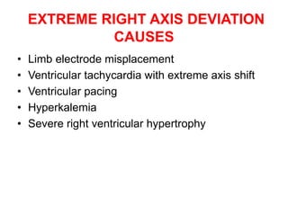 AXIS, TYPES OF AXIS IN ECG AND HOW TO INTERPRET IN ECG? | PPTX