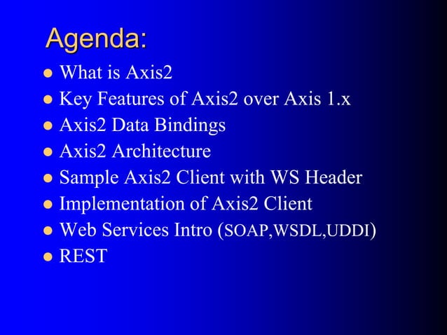 Axis2 architecture and implementation | PDF