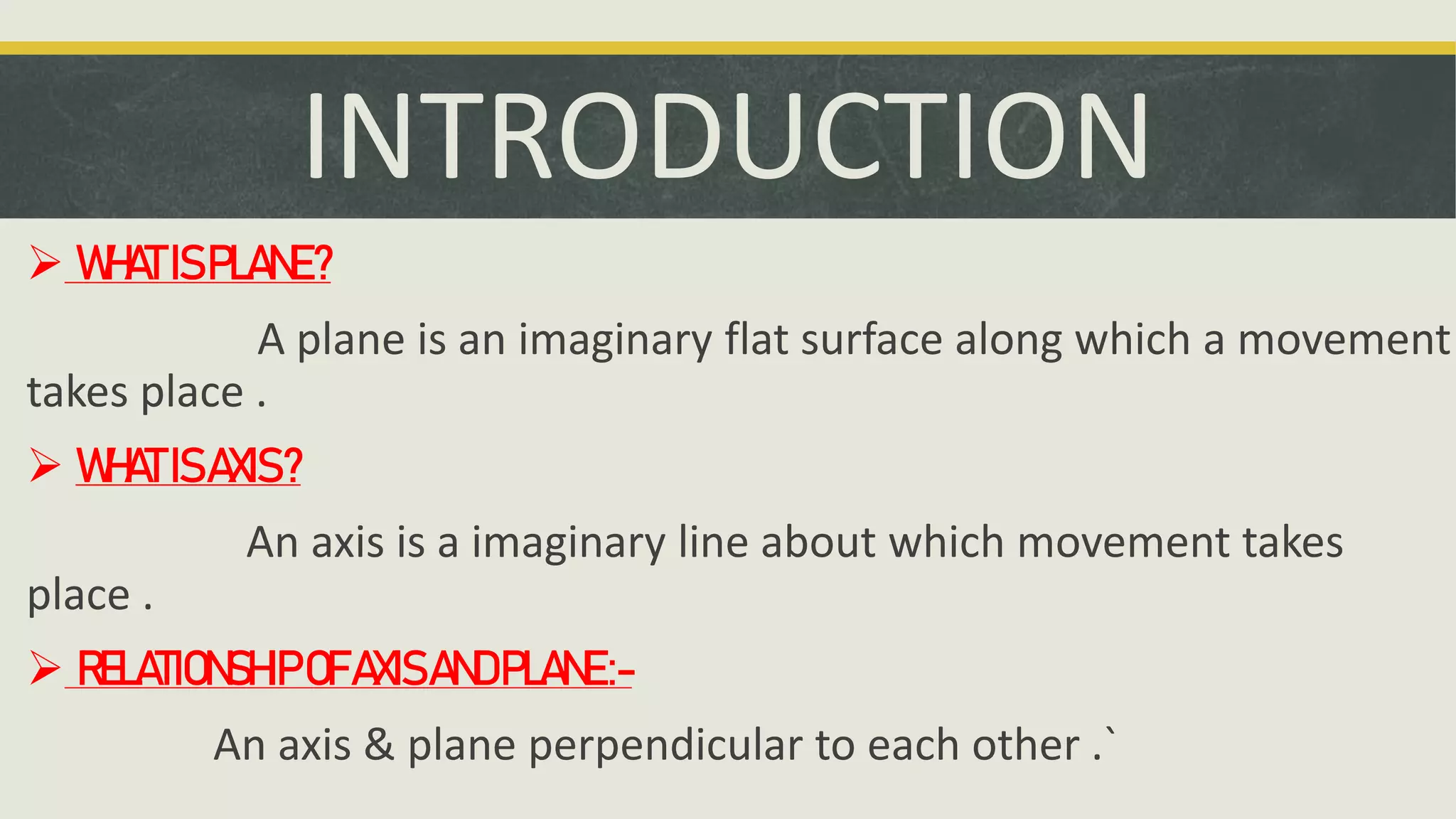 AXIS AND PLANE .pptx