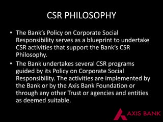 Axis bank | PPTX