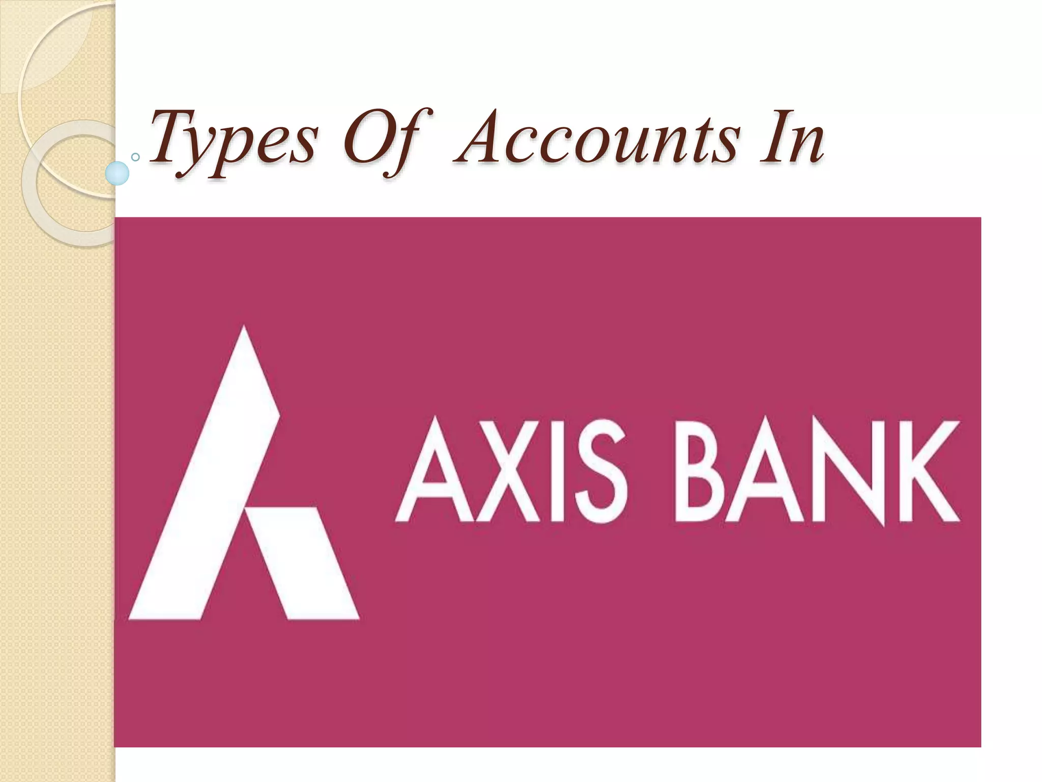 Axis bank | PPTX