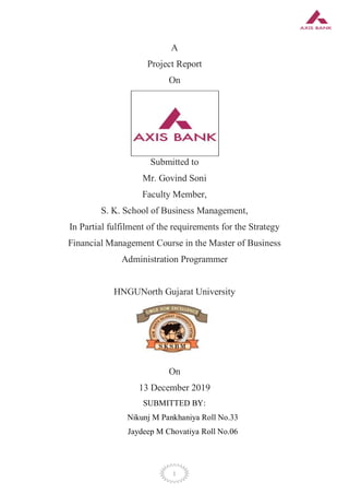 Axis bank limited ratio analysis | PDF