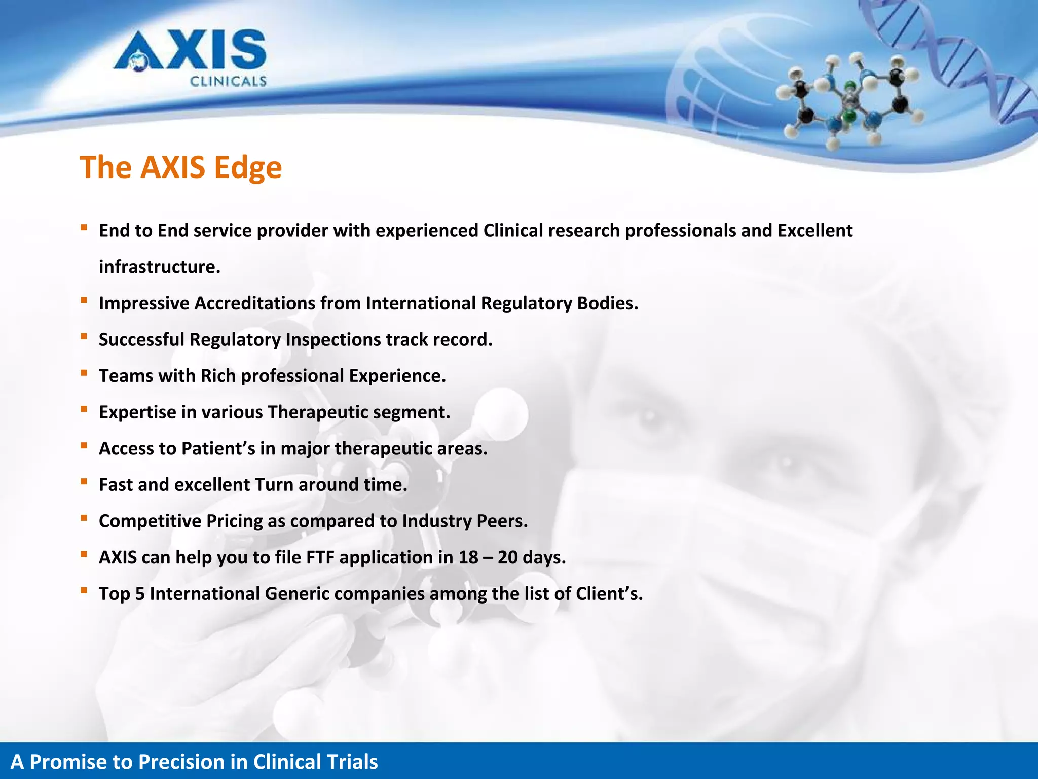 AXIS Clinicals Corporate Presentation | PPT