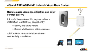 Axis deployable 4g LTE solution | PPT